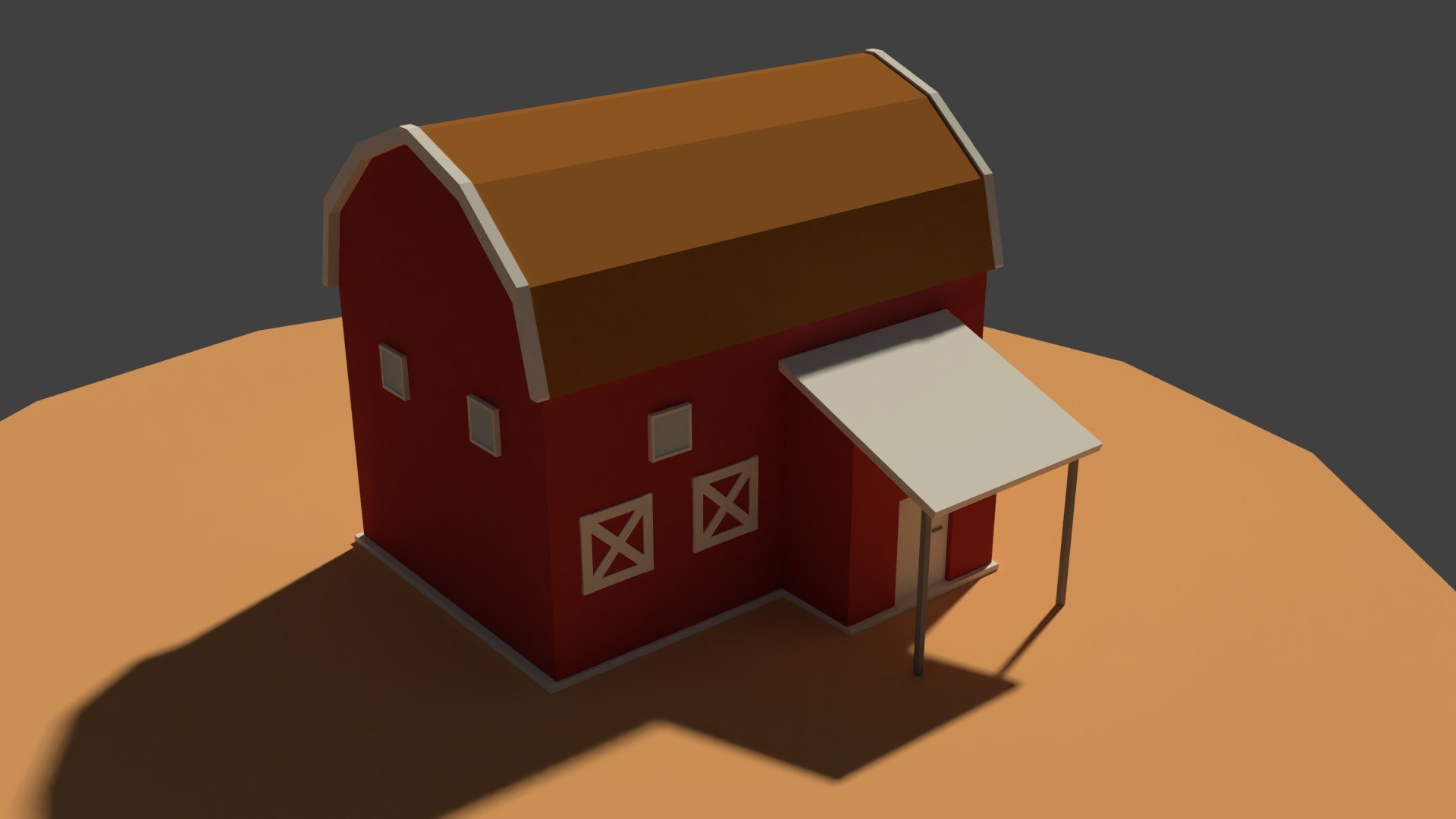 3D Cartoony Granary Model - TurboSquid 1219223