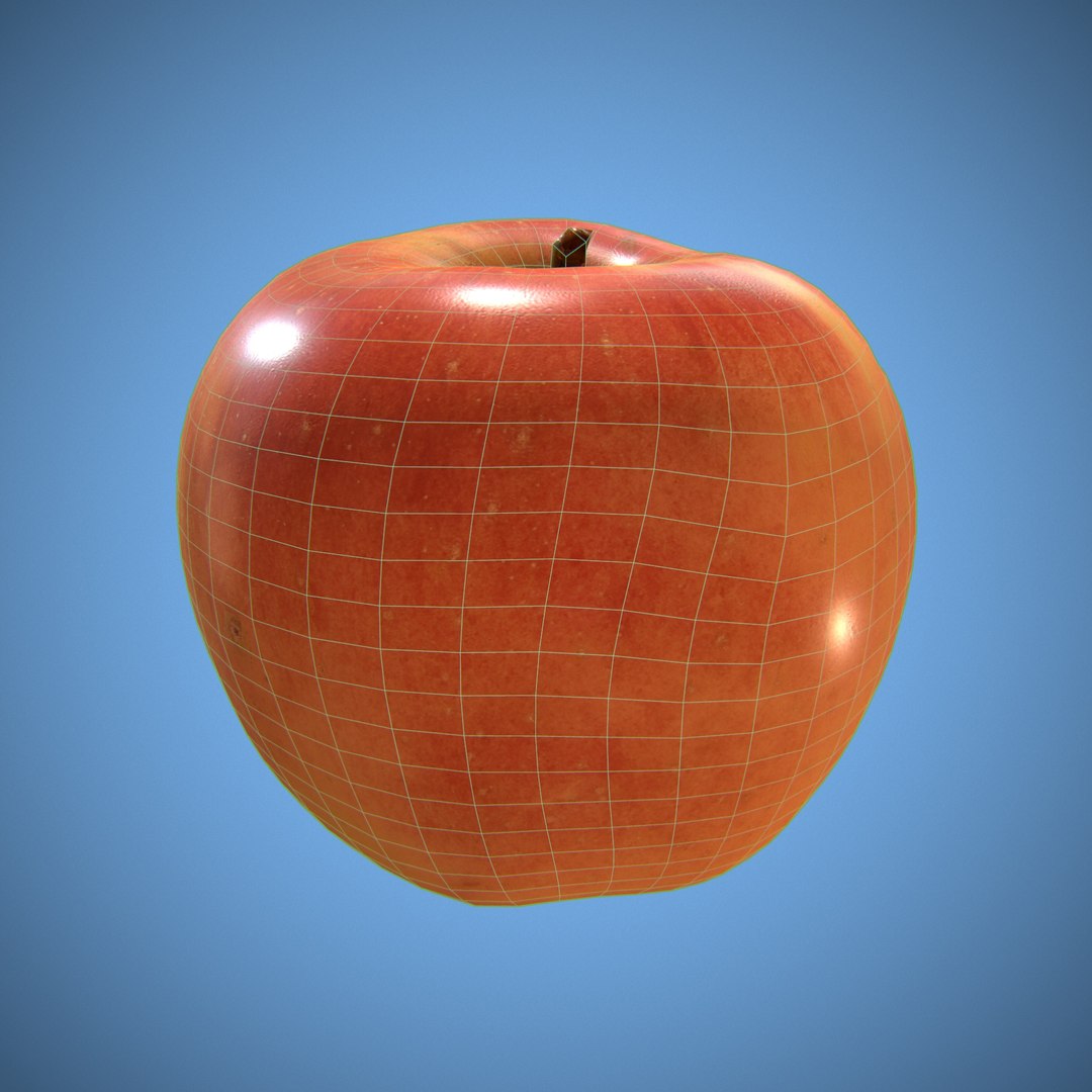 3D apple - TurboSquid 1401104