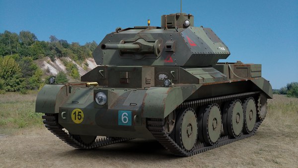 modelo 3d Tanque de crucero A13 Mk2 - TurboSquid 2054247