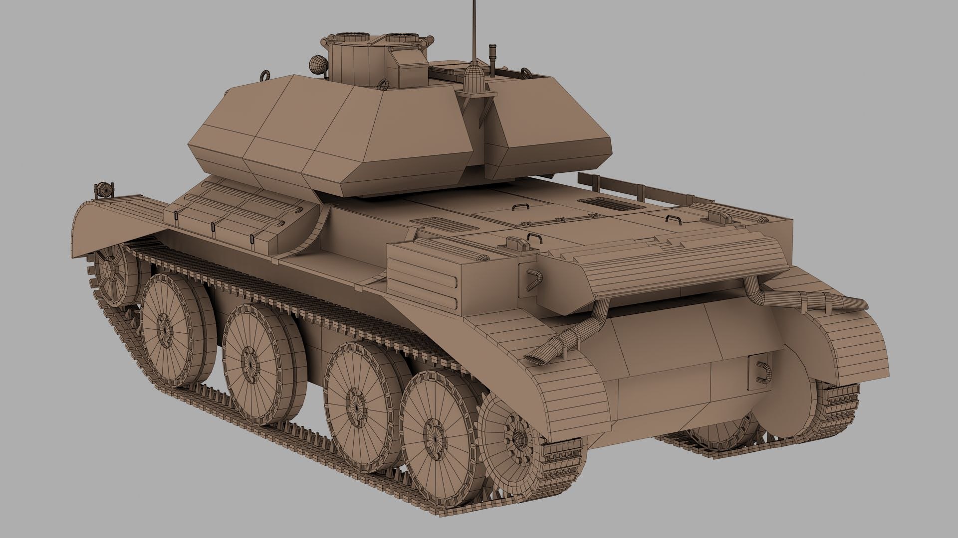 A13 Mk2 Cruiser Tank 3D Model - TurboSquid 2054247