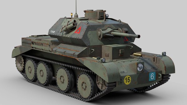 modelo 3d Tanque de crucero A13 Mk2 - TurboSquid 2054247