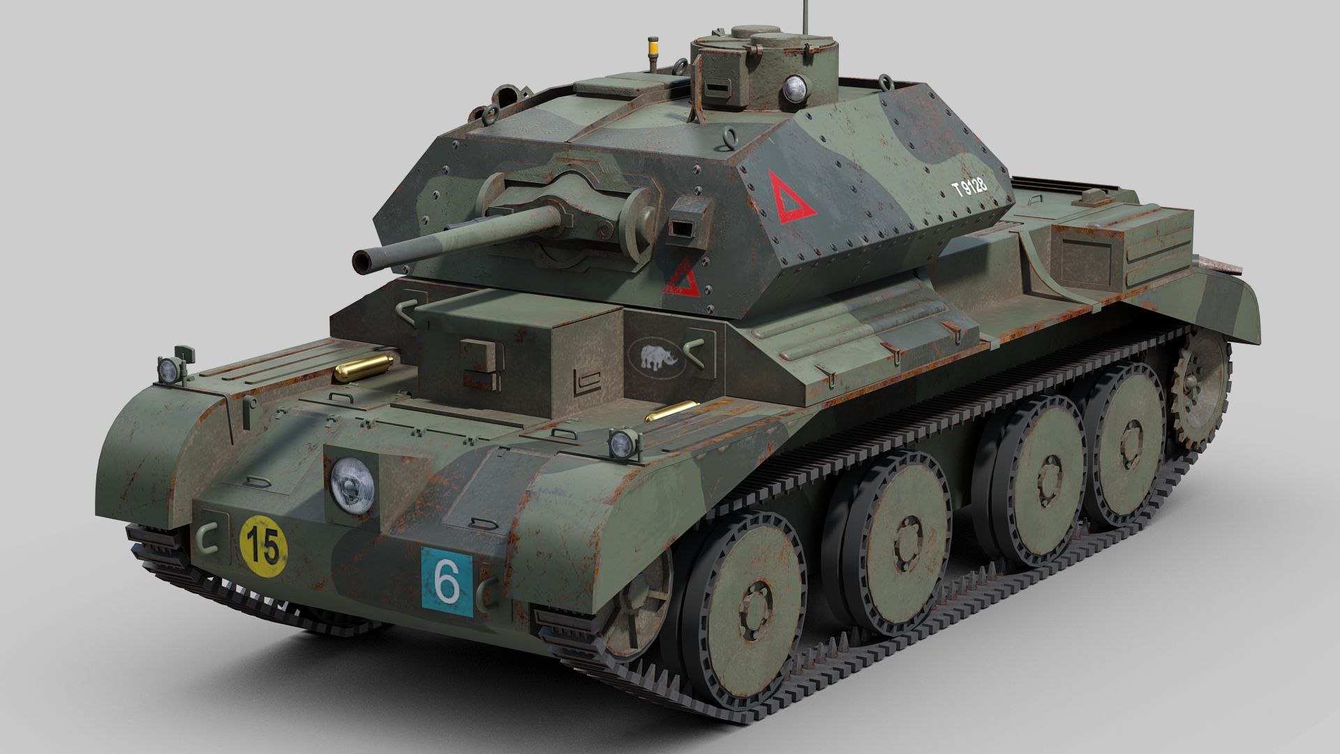A13 Mk2 Cruiser Tank 3D Model - TurboSquid 2054247