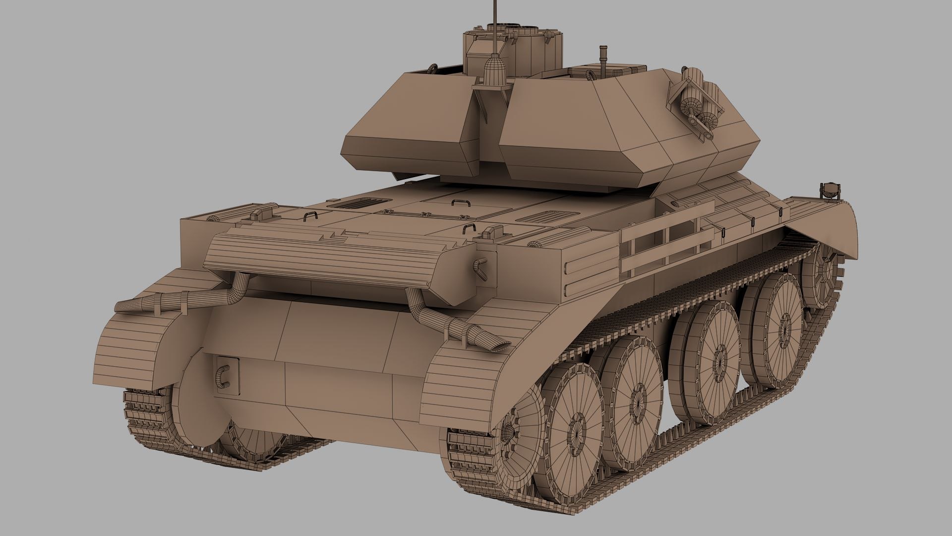 A13 Mk2 Cruiser Tank 3D Model - TurboSquid 2054247