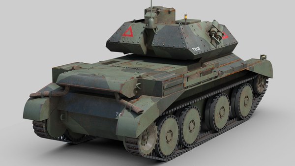 modelo 3d Tanque de crucero A13 Mk2 - TurboSquid 2054247