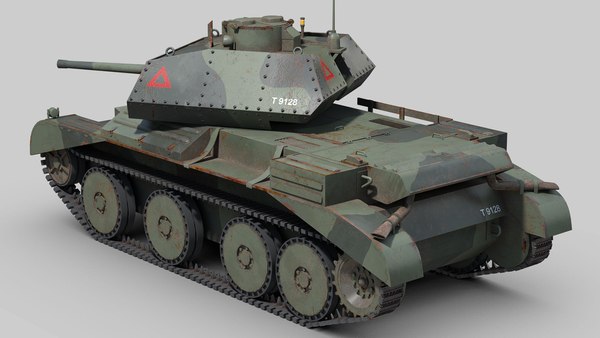 modelo 3d Tanque de crucero A13 Mk2 - TurboSquid 2054247