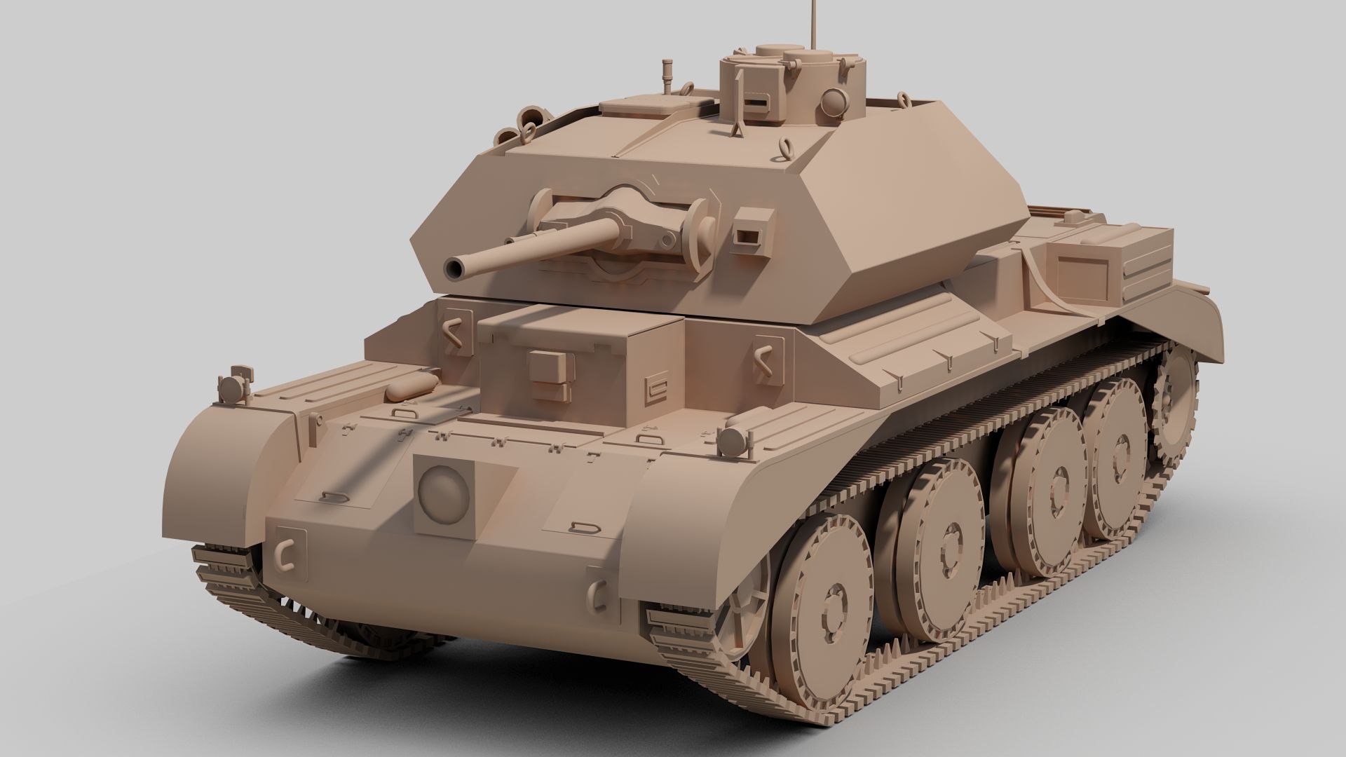 A13 Mk2 Cruiser Tank 3D Model - TurboSquid 2054247