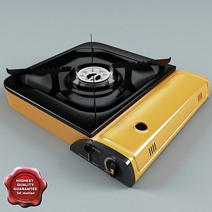 Low Poly Portable Gas Stove 3D Models For Download | TurboSquid