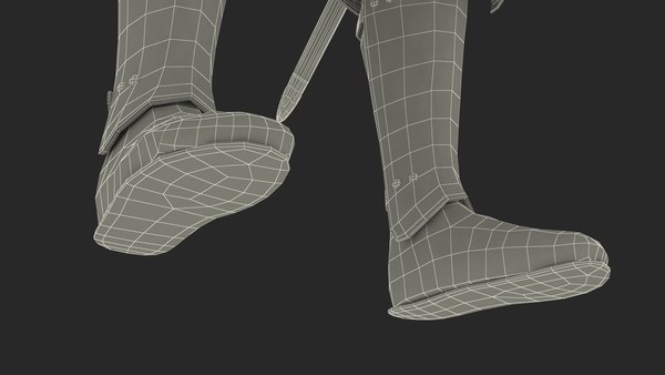 3D knight templar t-pose set - TurboSquid 1511841