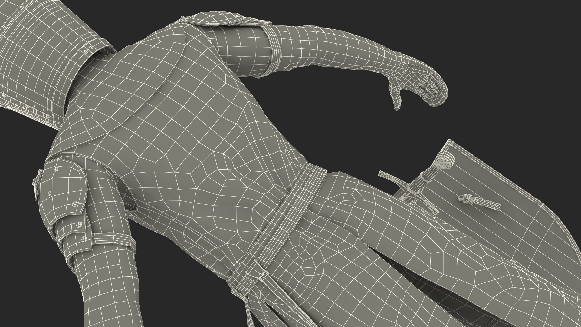 3D Knight Templar T-pose Set - TurboSquid 1511841