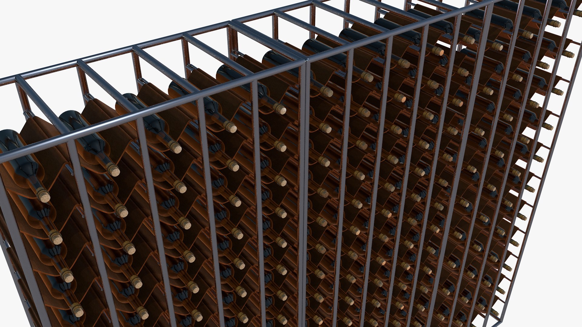3D Wine Rack Model - TurboSquid 1750022