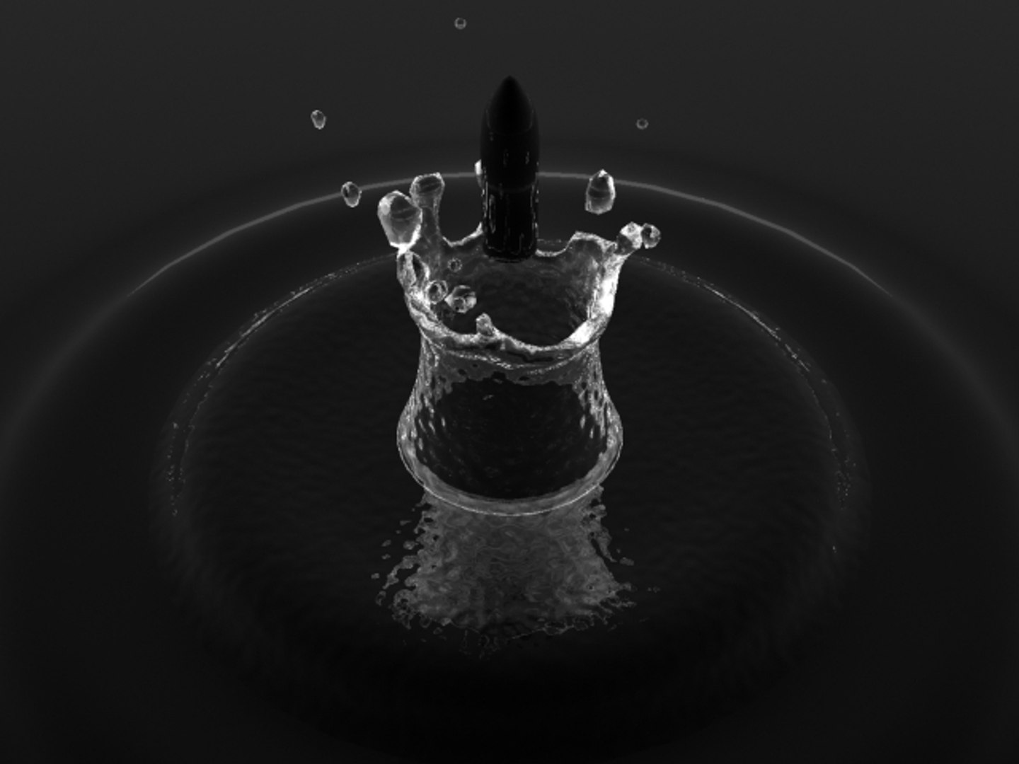 Bullet Water 3d Model