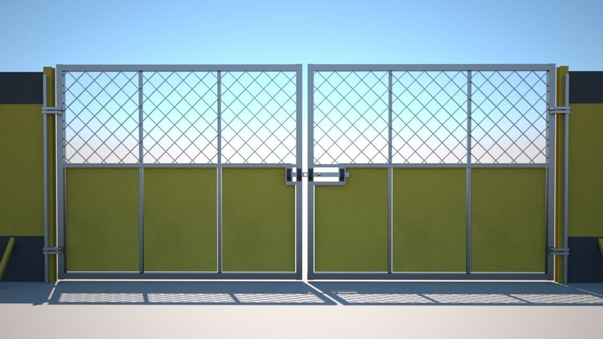 Construction Site Hoarding Low-poly 3D - TurboSquid 1441080