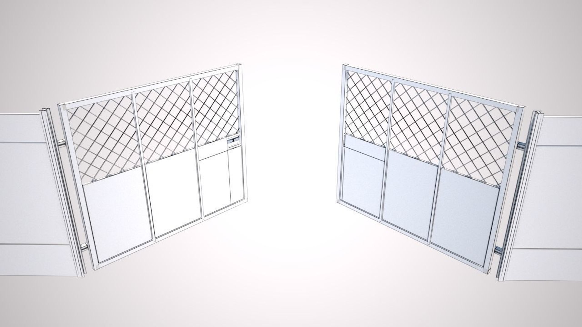 Construction Site Hoarding Low-poly 3D - TurboSquid 1441080