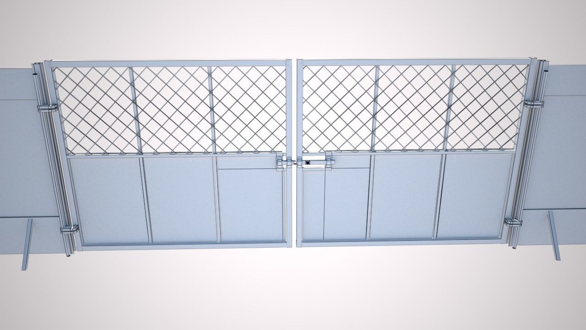 Construction Site Hoarding Low-poly 3D - TurboSquid 1441080