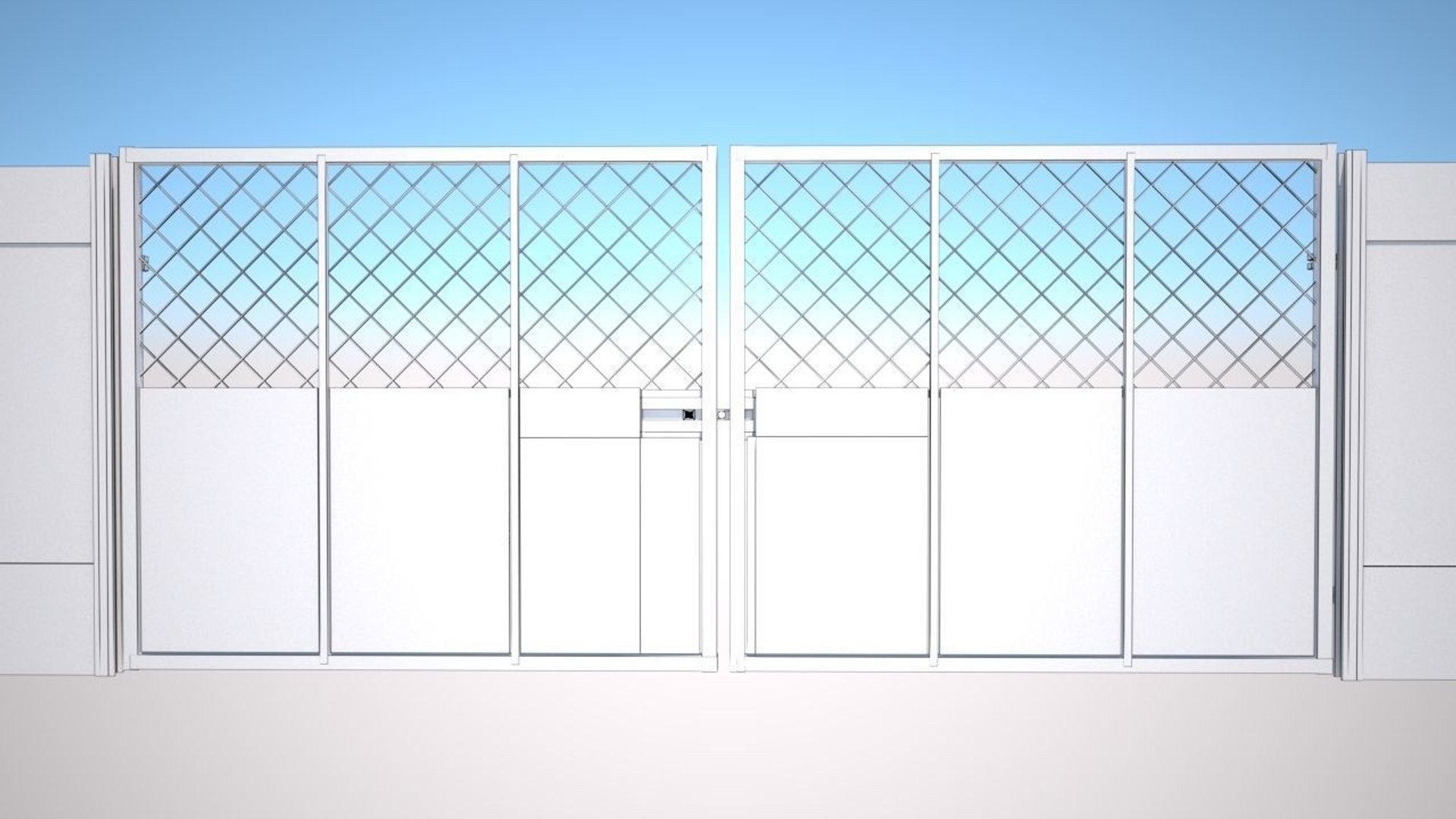 Construction Site Hoarding Low-poly 3D - TurboSquid 1441080