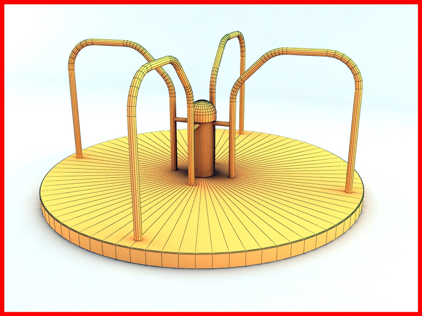 Merry Merrygoround 3d Model