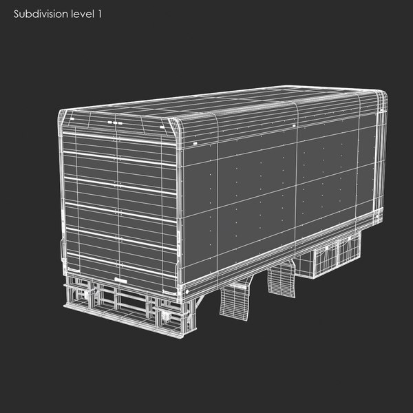 truck box module 3d model