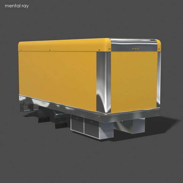 truck box module 3d model