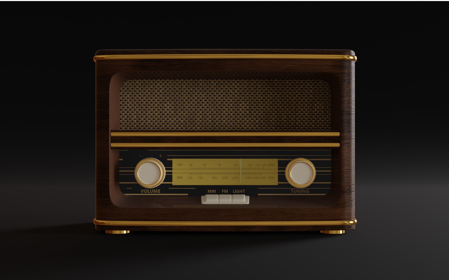 3D Old Radio 3d Model - TurboSquid 2186562