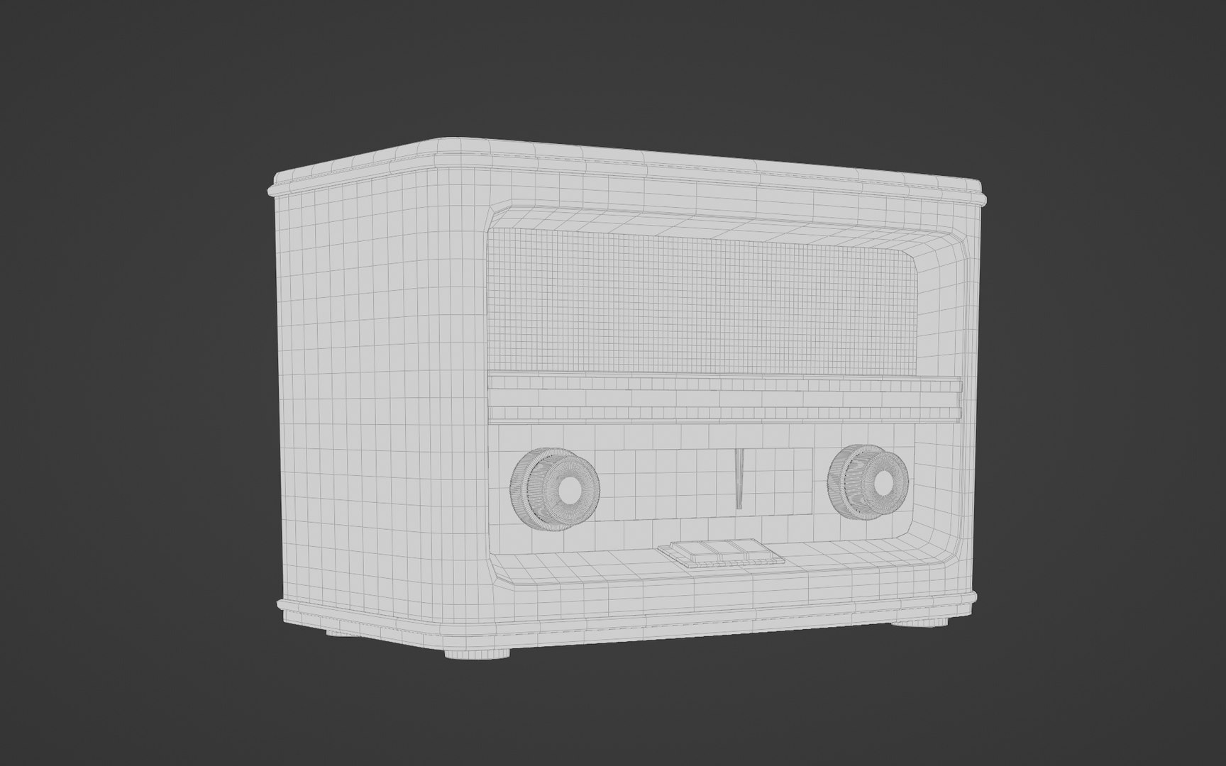 3D Old Radio 3d Model - TurboSquid 2186562