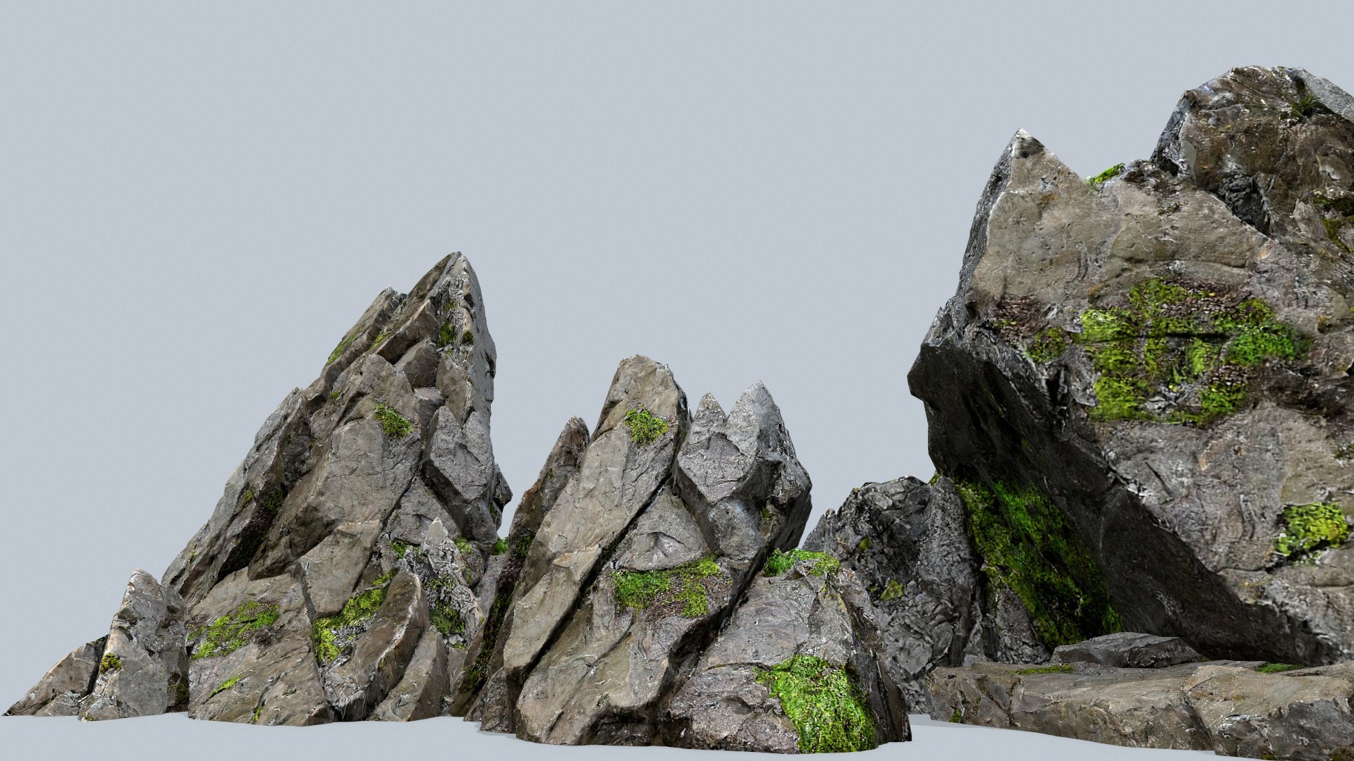 3D Model Forest Rocks - TurboSquid 2211010