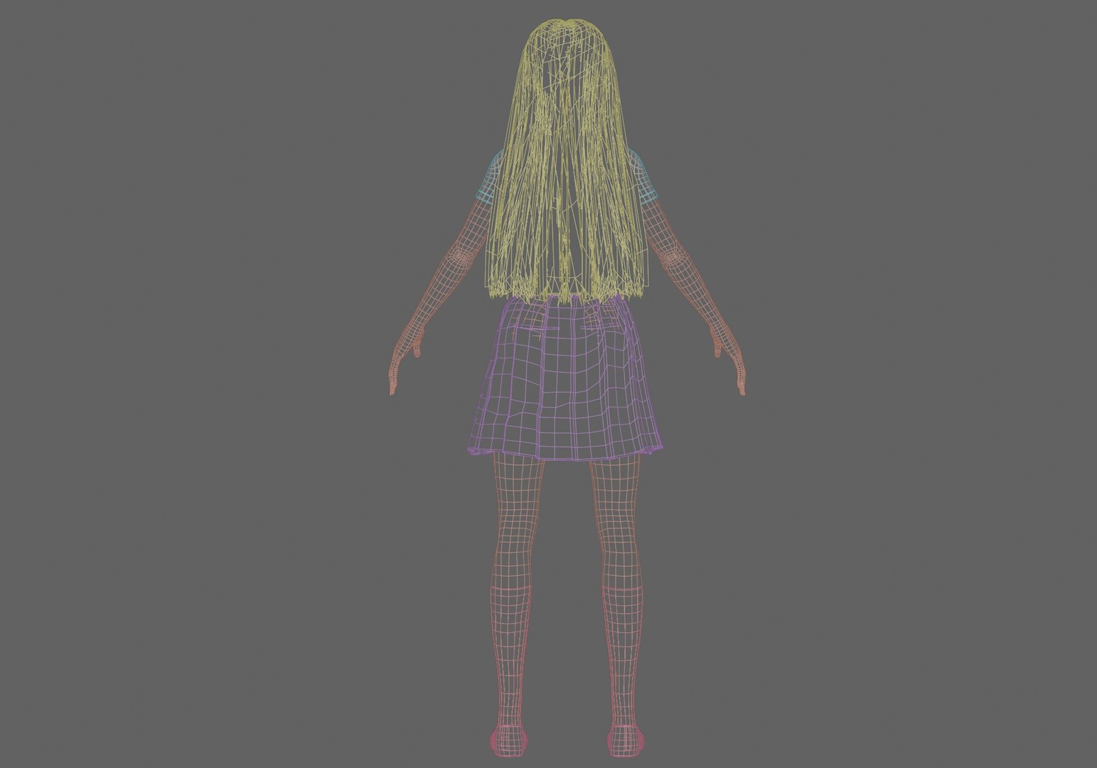 3D Cute Stylized Woman V30840 Model - TurboSquid 2280597