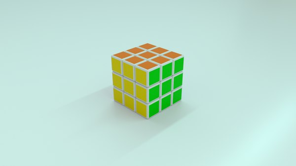 modelo 3d cubo de rubik 3x3 - TurboSquid 2130307