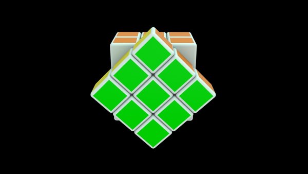 modelo 3d cubo de rubik 3x3 - TurboSquid 2130307