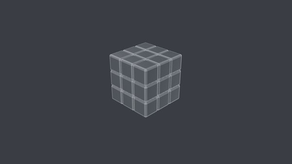 modelo 3d cubo de rubik 3x3 - TurboSquid 2130307