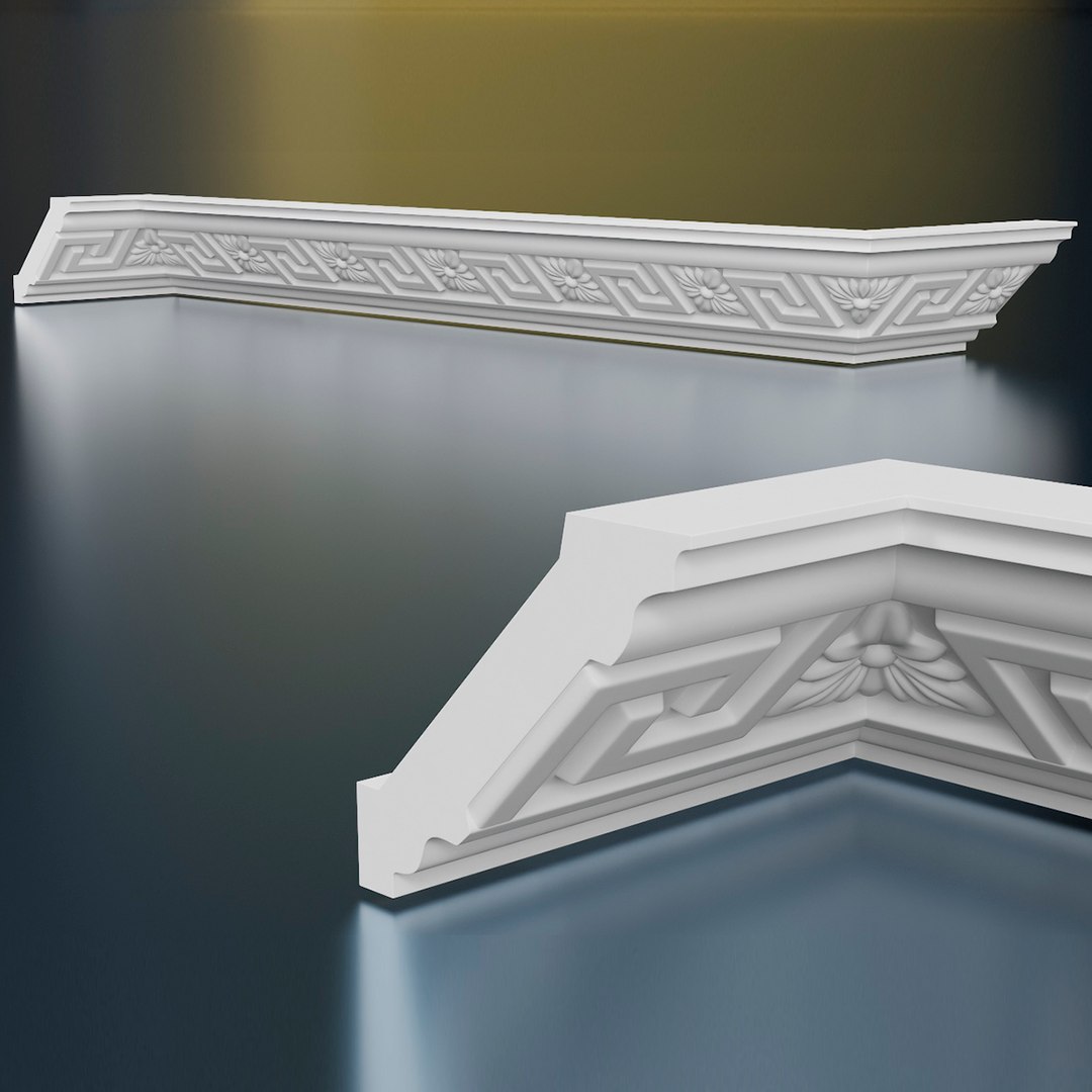 3D Model Ellada Baguette Cornice - TurboSquid 2402885