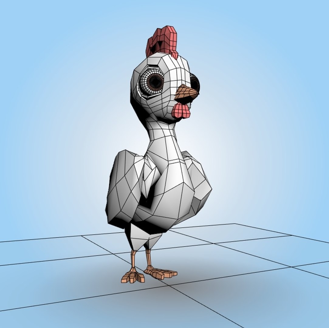 3D Chicken - TurboSquid 1835708