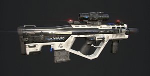 3D rifle district 9 - TurboSquid 1211965