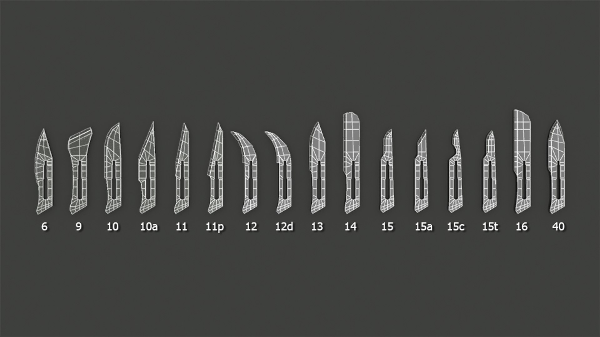 Scalpel - 2 Handles 3d X