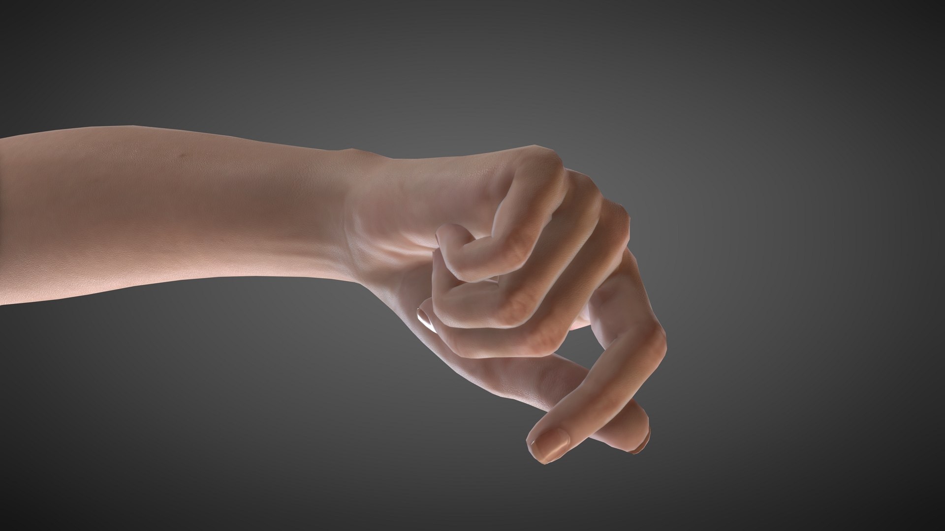 3D Female Hand Rigged For Cinema 4D - TurboSquid 2050508