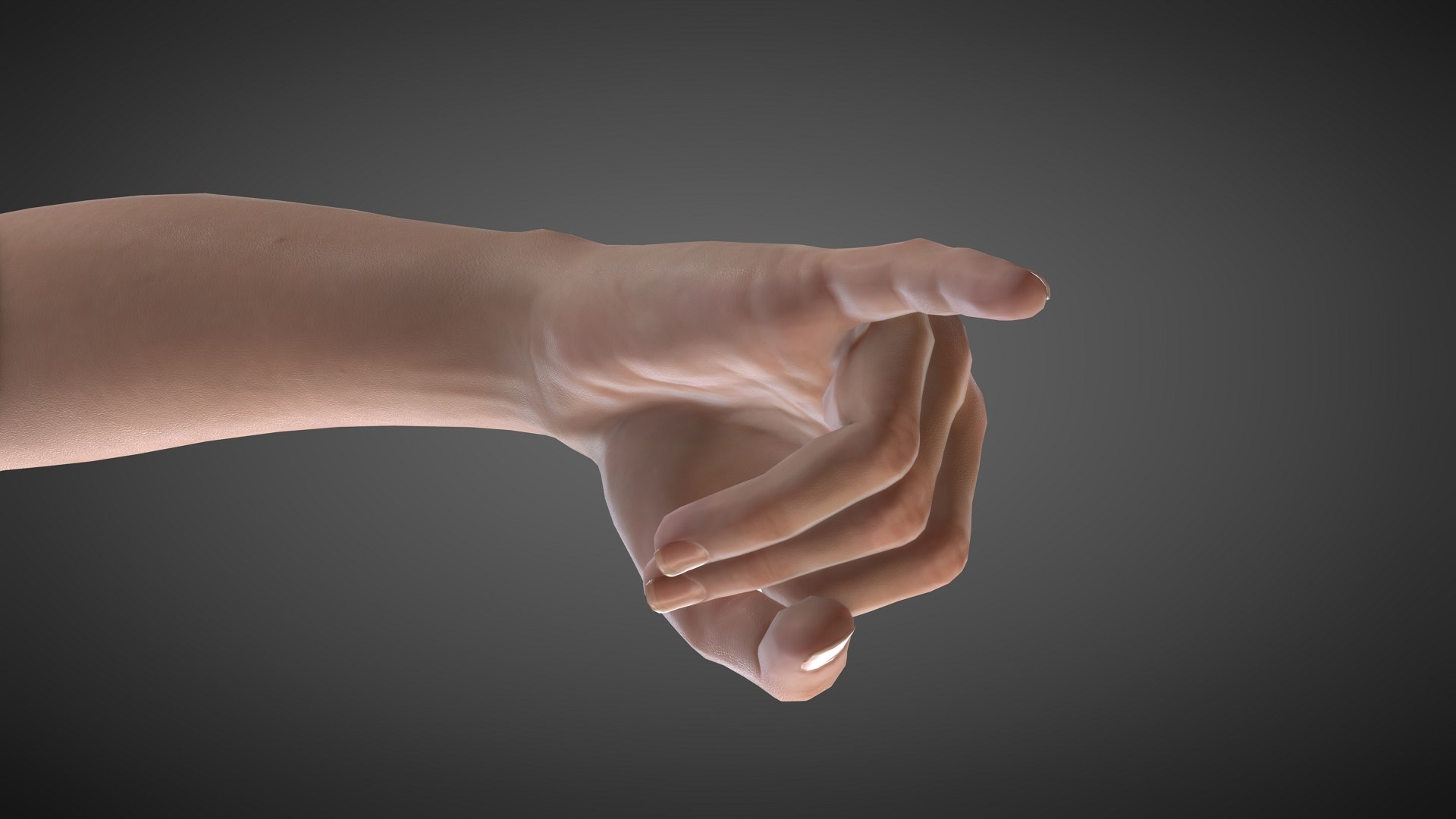 3D Female Hand Rigged For Cinema 4D - TurboSquid 2050508