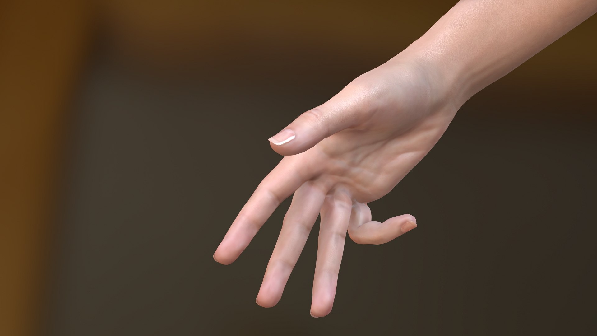 3D Female Hand Rigged For Cinema 4D - TurboSquid 2050508