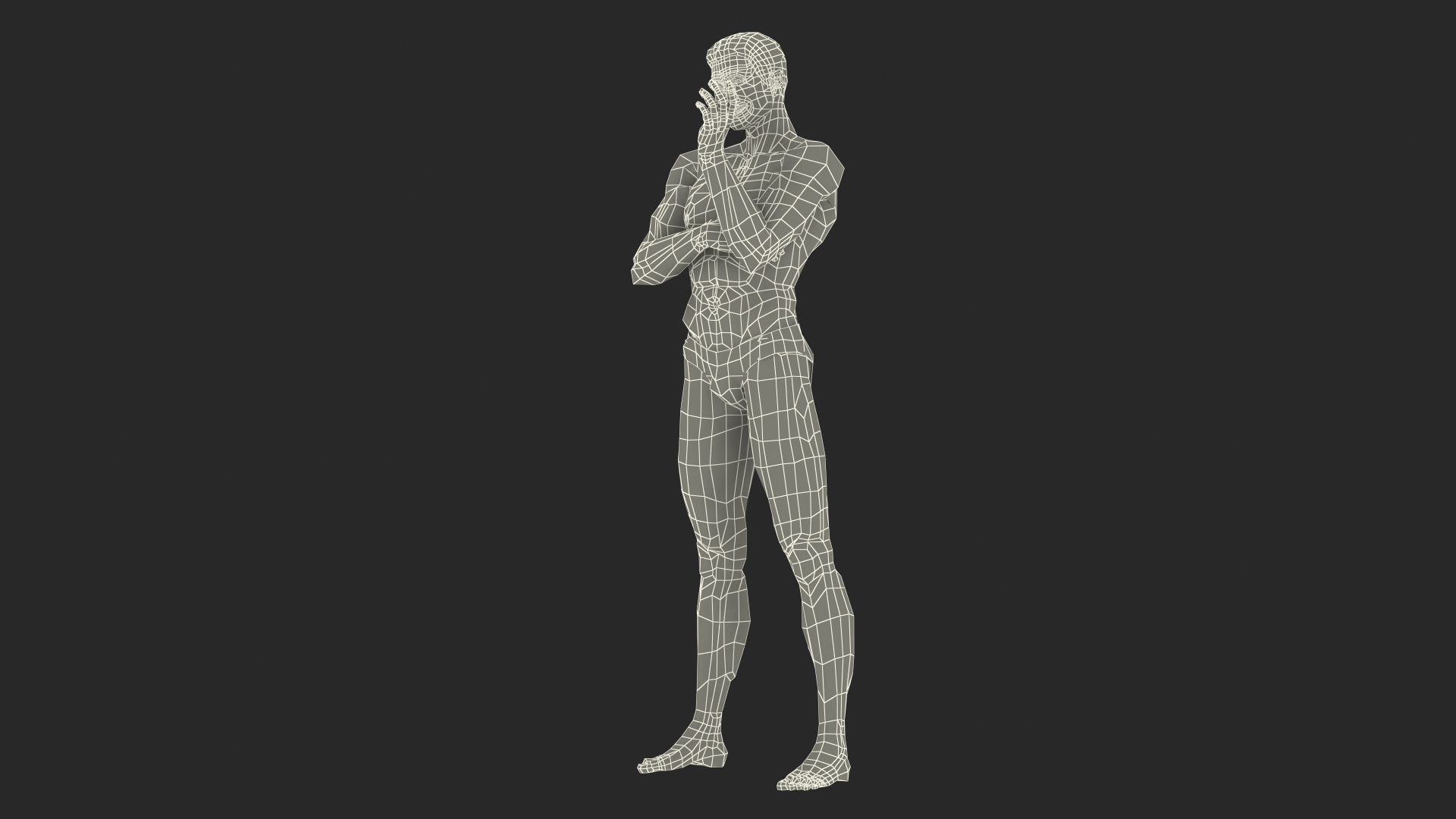 Fit Man Standing Pose Model - TurboSquid 1518228