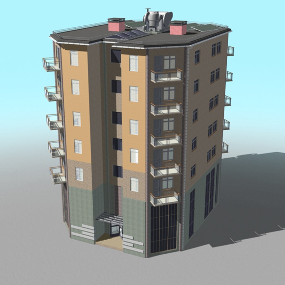 Building 03 3d Model