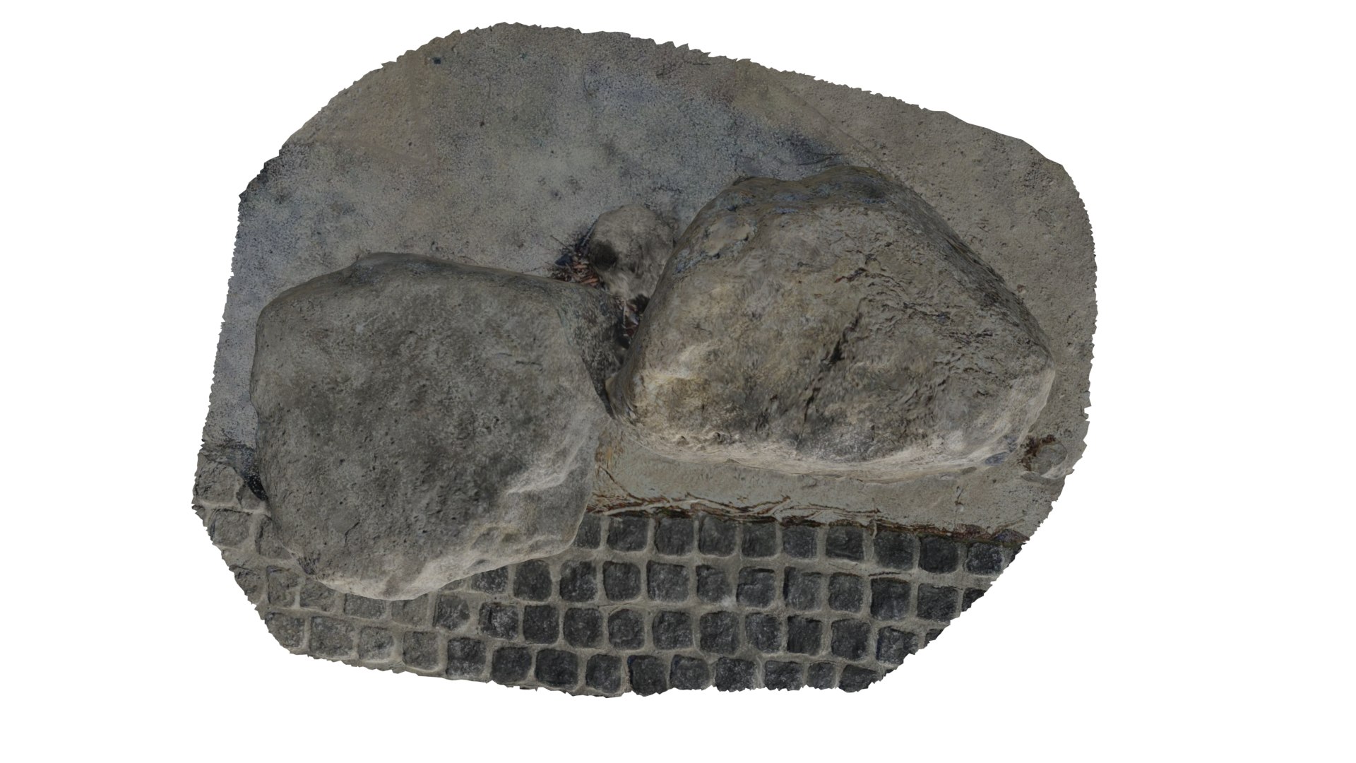 3D Unique Shape Stone - TurboSquid 1842269