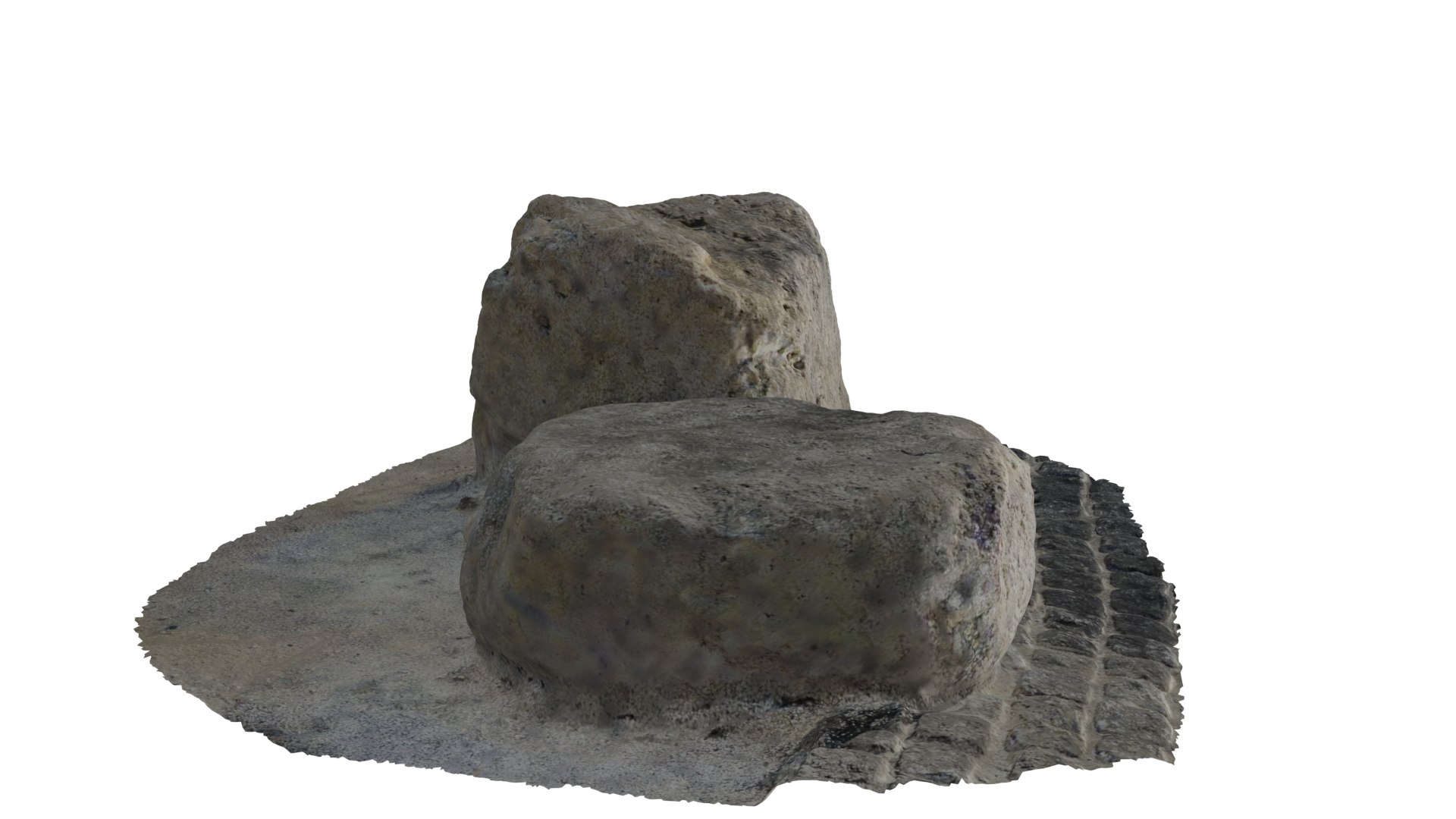 3D Unique Shape Stone - TurboSquid 1842269