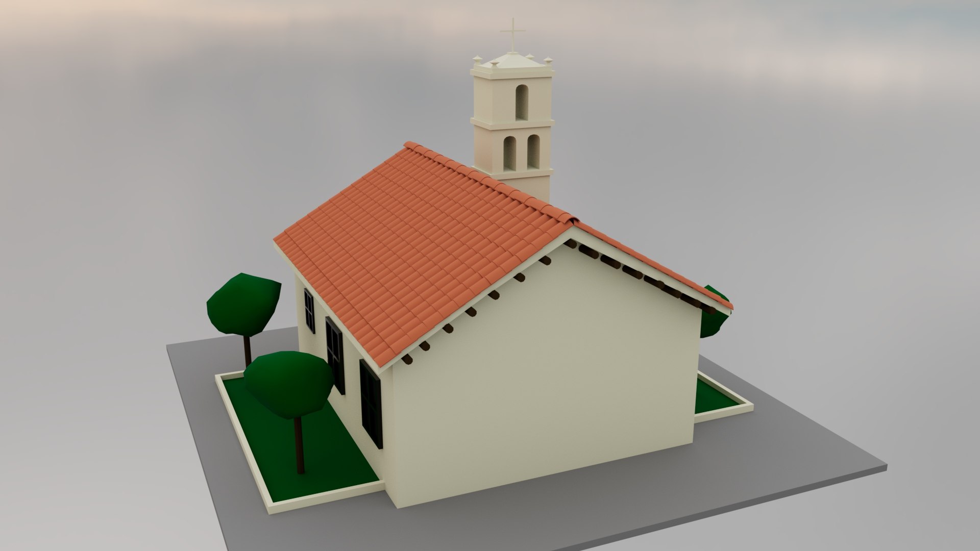 OLD CHURCH 3D Model - TurboSquid 2219040