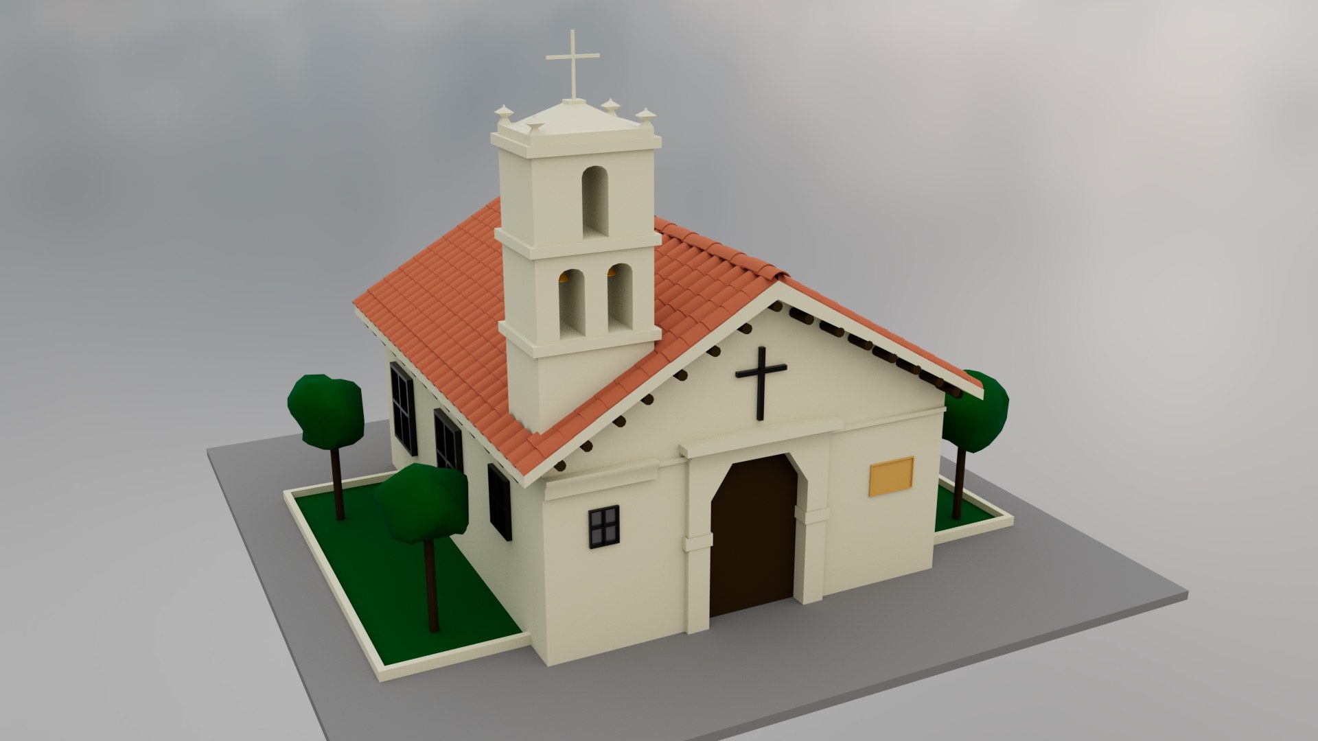 OLD CHURCH 3D Model - TurboSquid 2219040