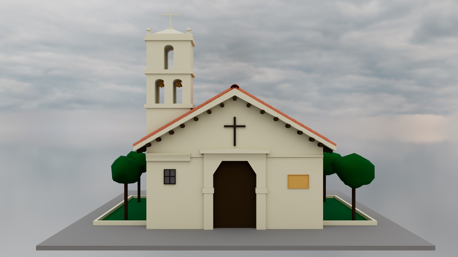 OLD CHURCH 3D Model - TurboSquid 2219040