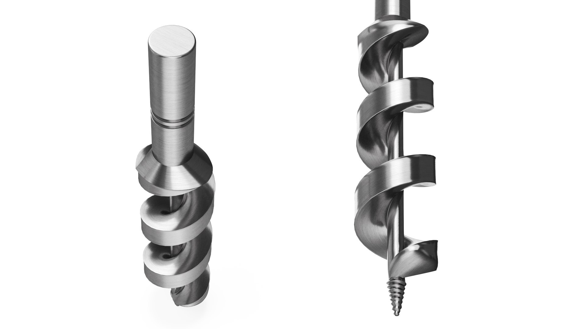 Auger Drill Bit 3D Model - TurboSquid 2189657