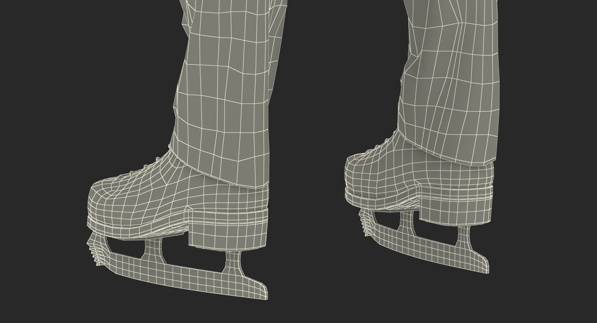 male figure skater costume 3d max