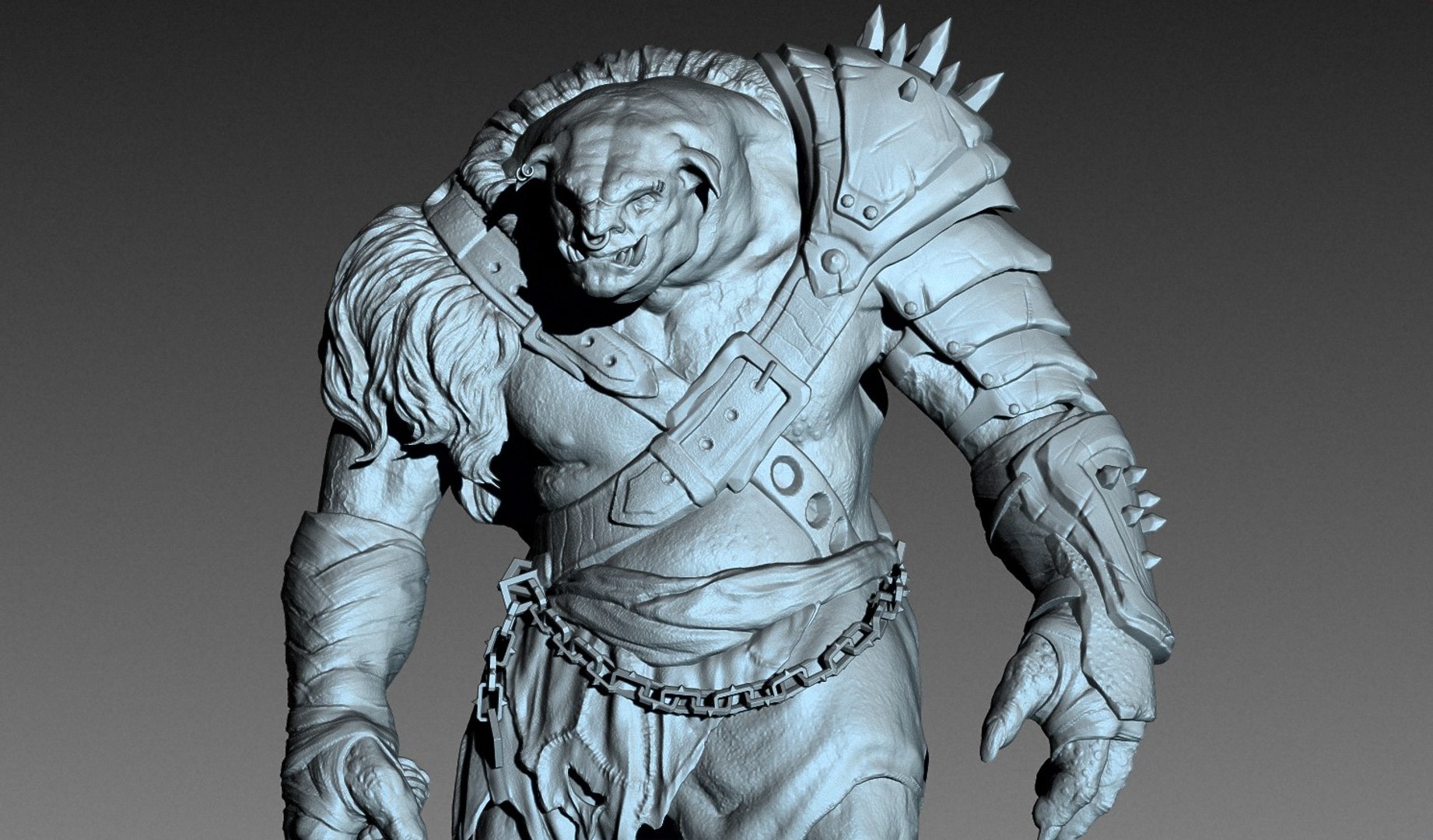 3d Model Troll Zbrush