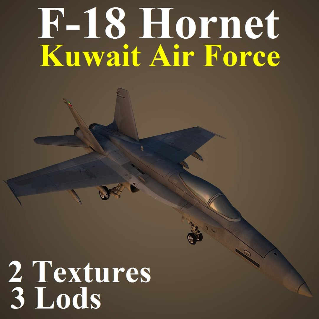 3d Max Boeing Kaf Fighter