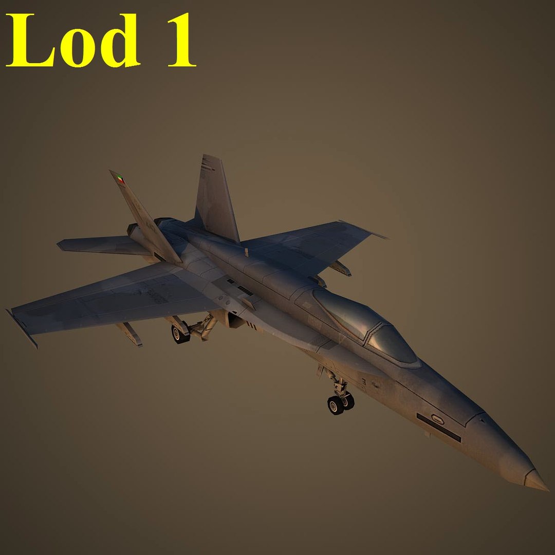 3d Max Boeing Kaf Fighter