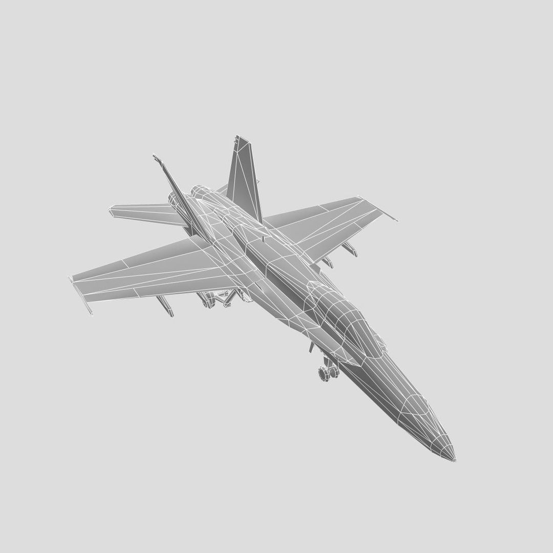 3d Max Boeing Kaf Fighter