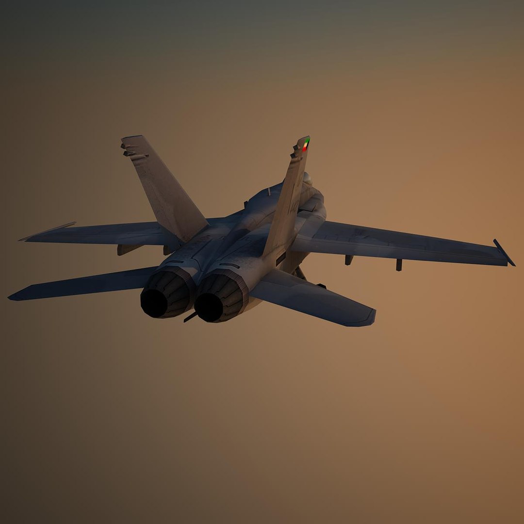 3d Max Boeing Kaf Fighter